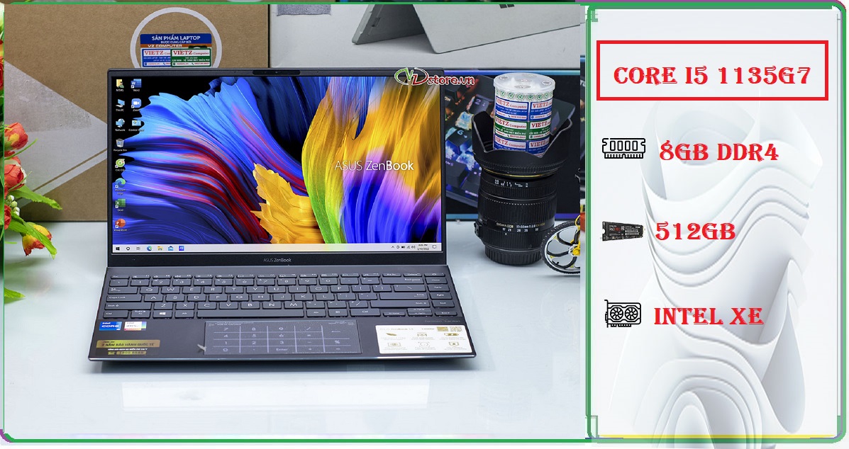 Asus Zenbook UX425EA i5 1135G7 8GB SSD 512GB 14 inch FHD